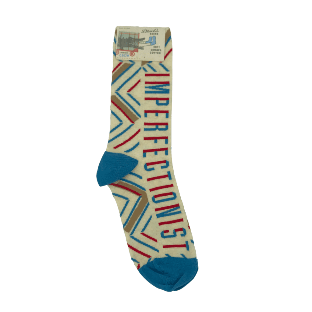 IMPERFECTIONIST Women's Crew Socks - Small Mart General Mercantile